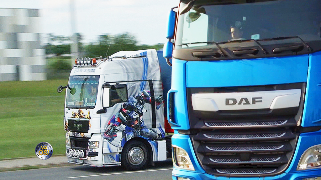 Program Na Osi | odcinek 923 | 24.04.2021 | DAF XF vs. MAN TGX - NA OSI